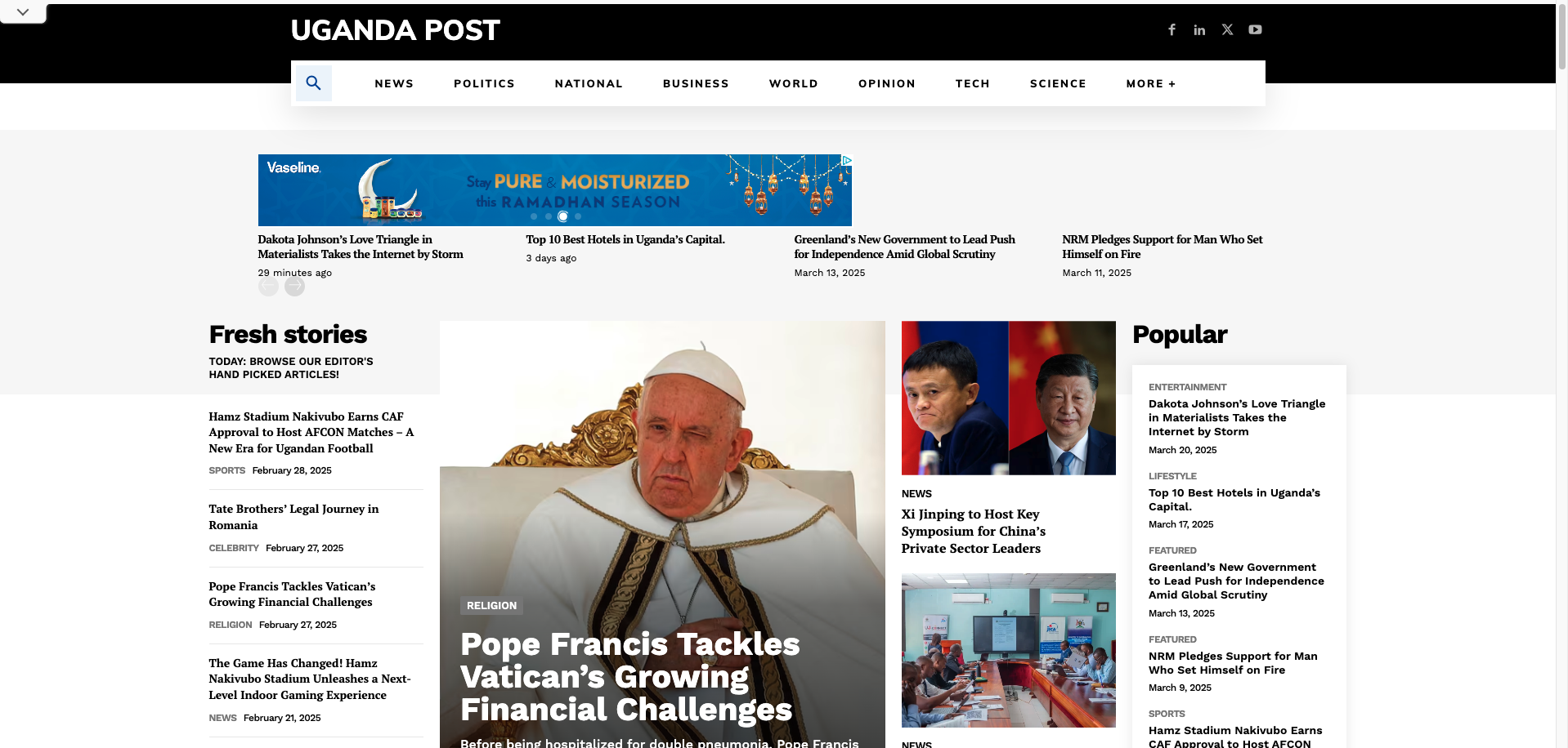 The Uganda Post Post – Breaking News, Top Headlines, Photos - The ...